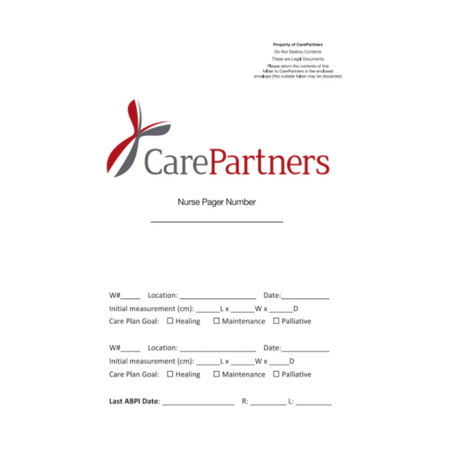 CarePartners Nursing Portfolio Folder (Case Qty) | Safe Direct Medical ...